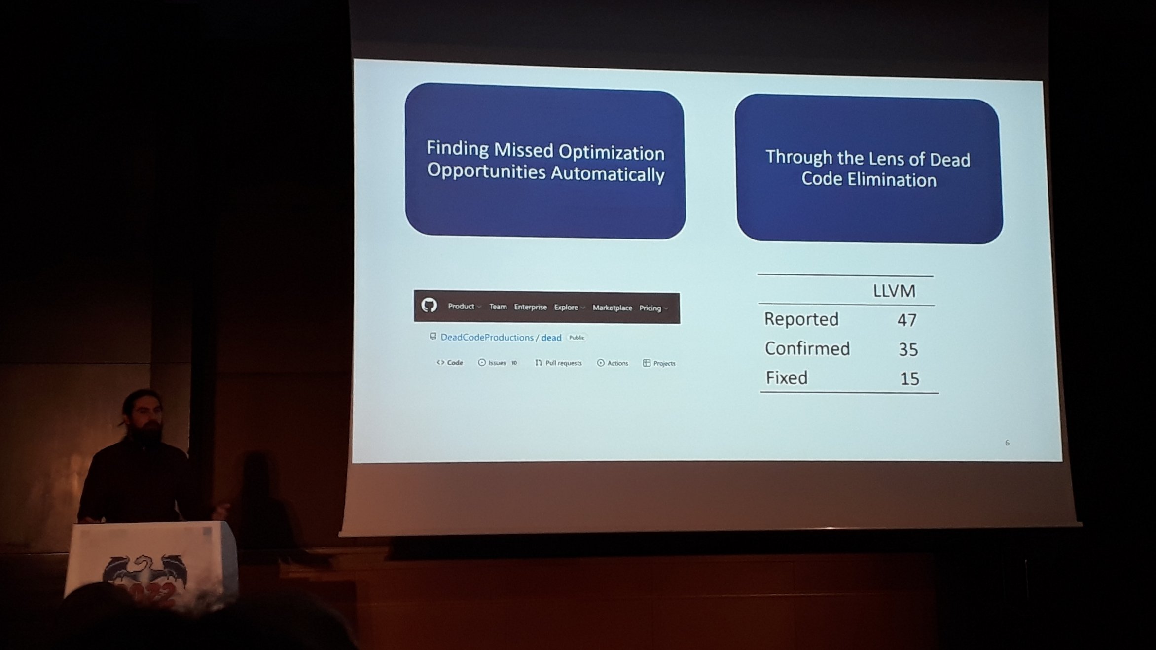 Stefan Gränitz on Twitter: "Tool to find and process compiler regressions and missed ...