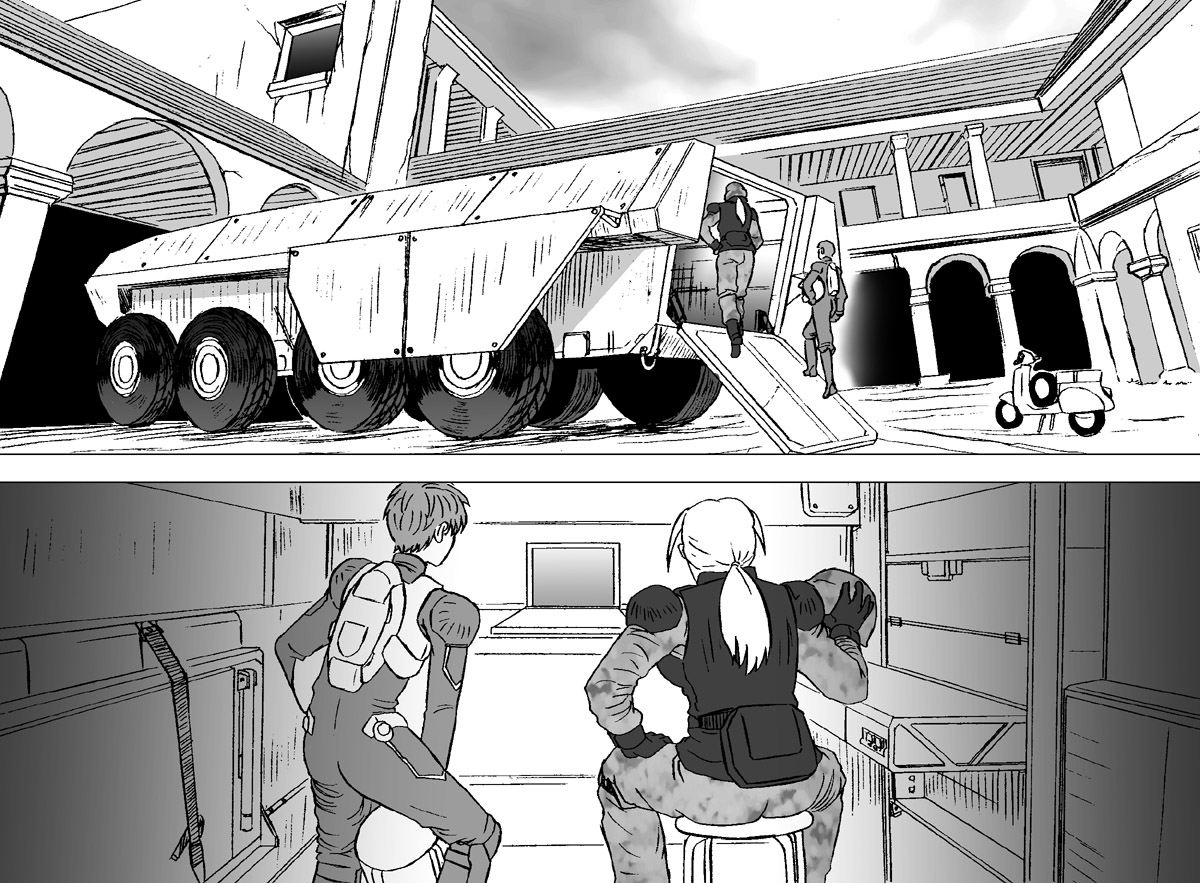 「マクロス二次創作オリジナルまんが『イコノクラスム』https://t.co/akHwftcPNP 15日(日曜)更新予定」スタジオ 十三平米の漫画