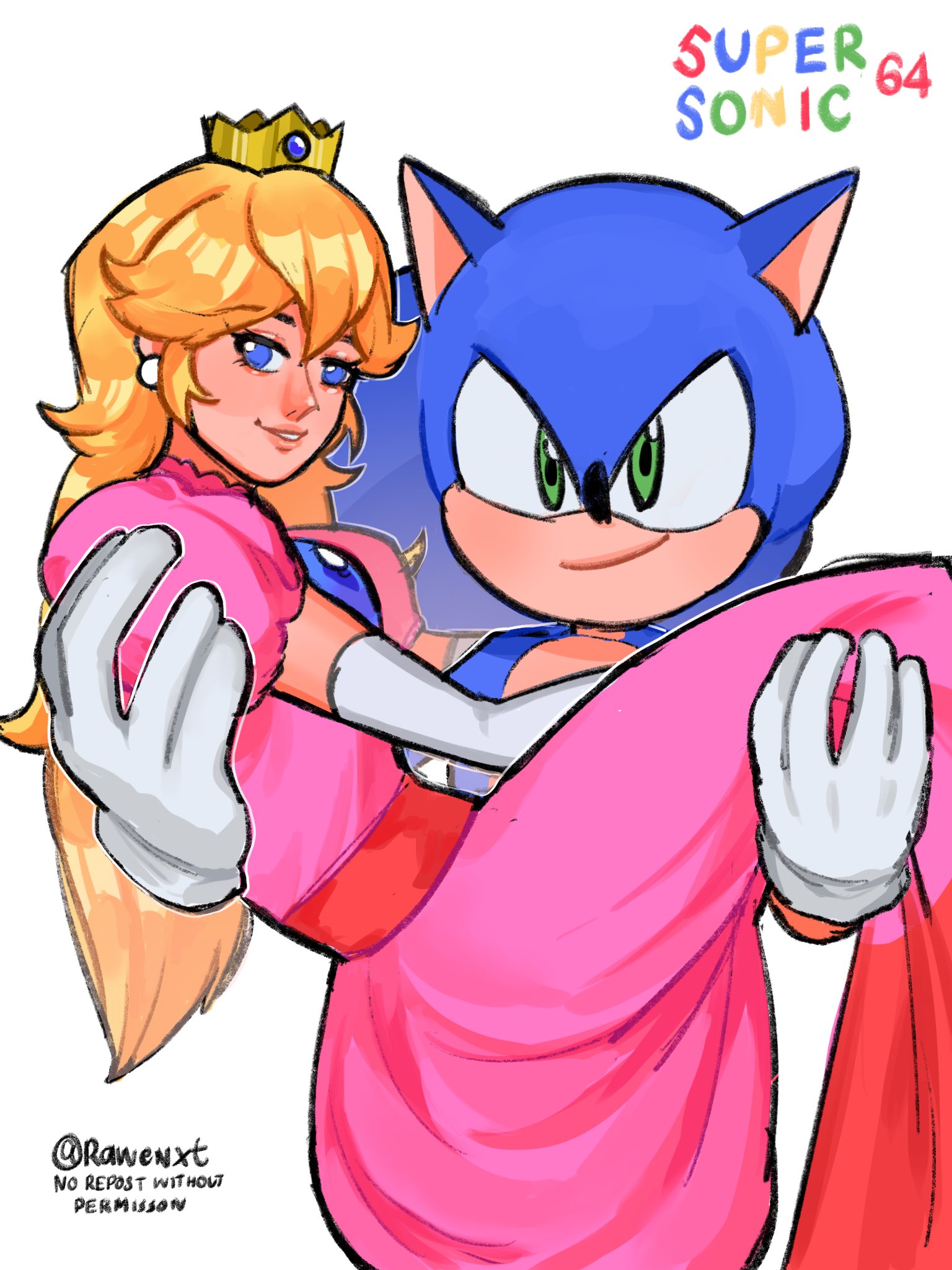 Princess Peach And Sonic In Bed Princess Peach Mario Bros. Princess