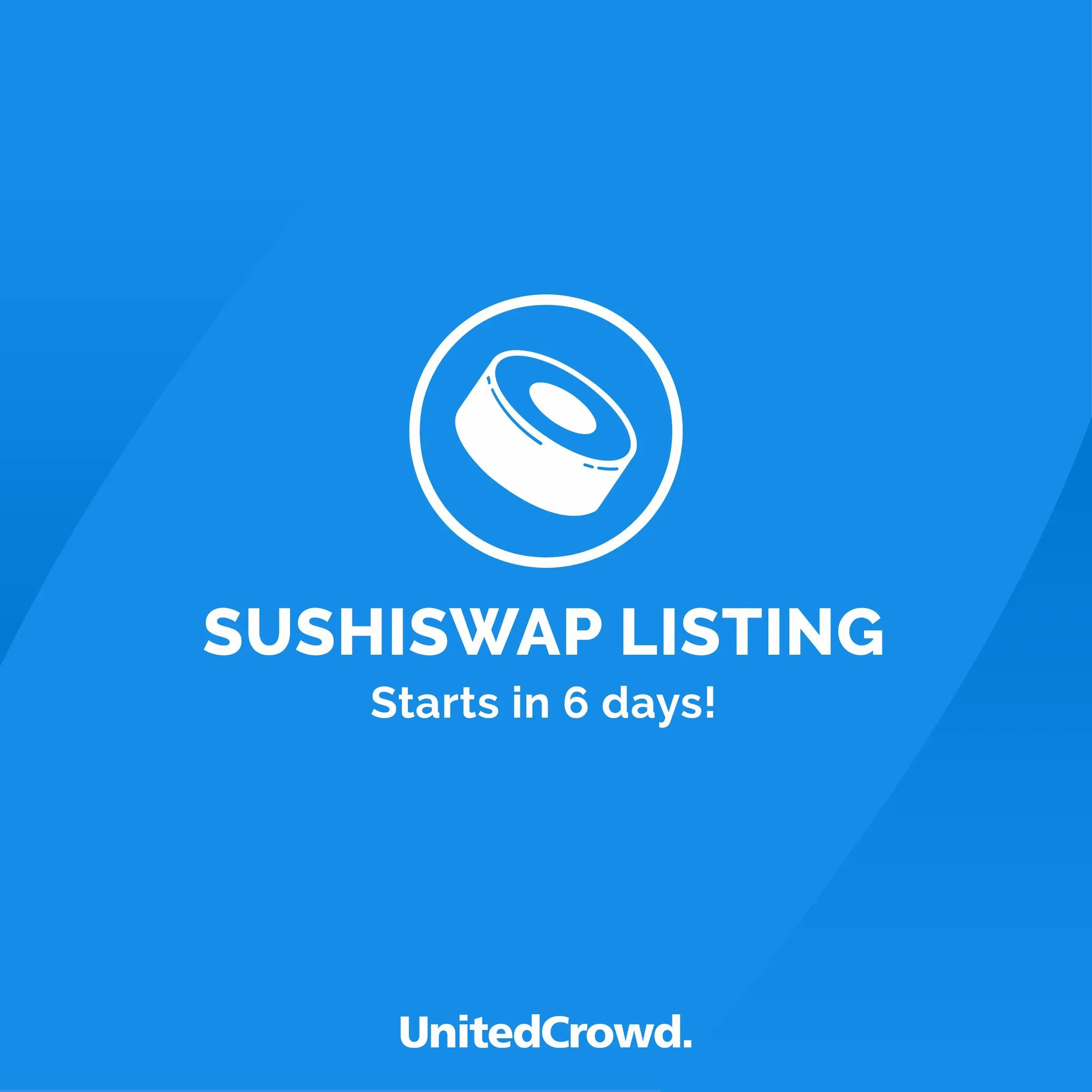 UnitedCrowd 💎$UCT💎 on Twitter: "Only 6 days until $UCT will be listed on #sushiswap 😎 🚀 May 5th ...