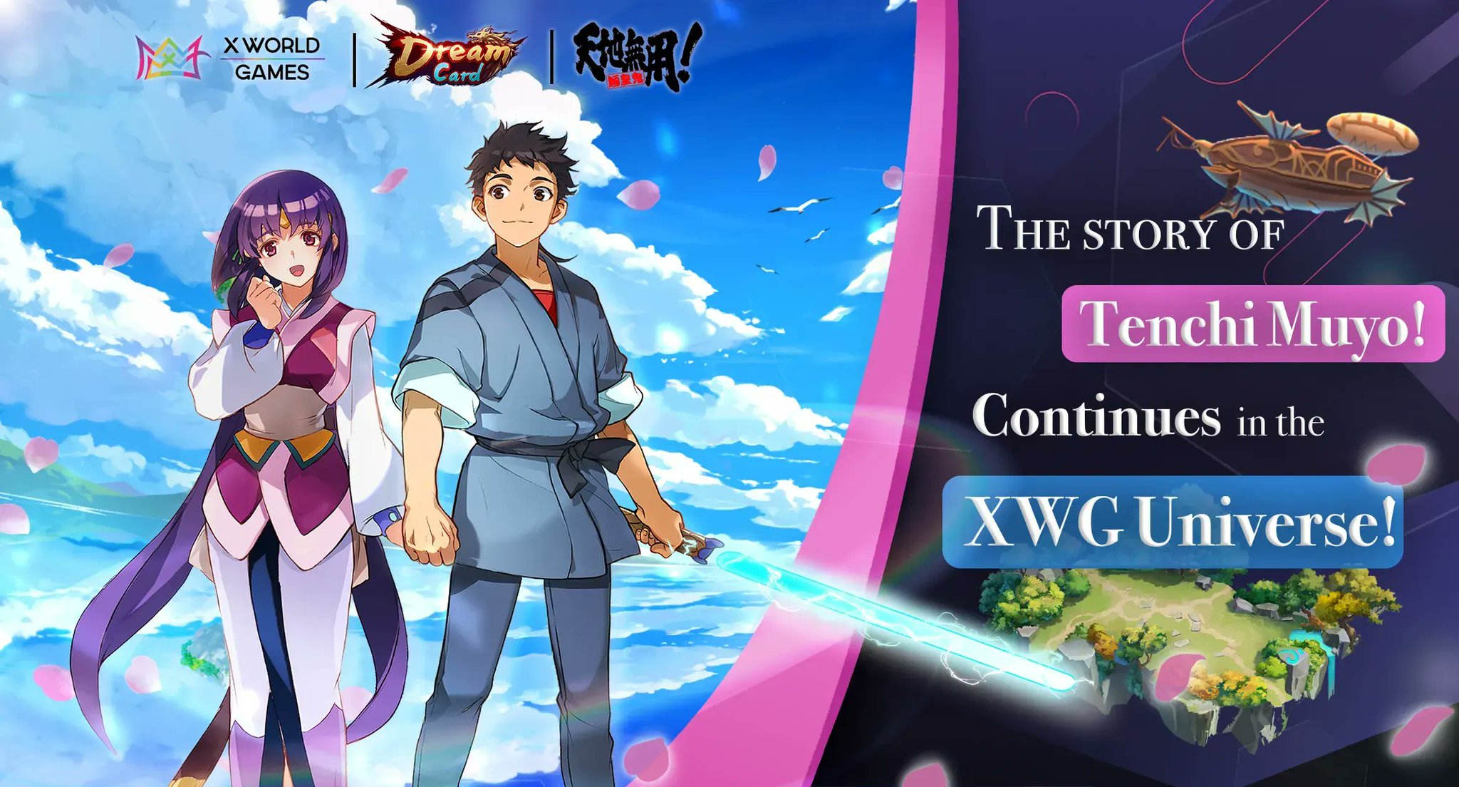 Dream Card v2 on Twitter: "📚 The Story of Tenchi Muyo! continues in the XWG universe! Tenchi's ...