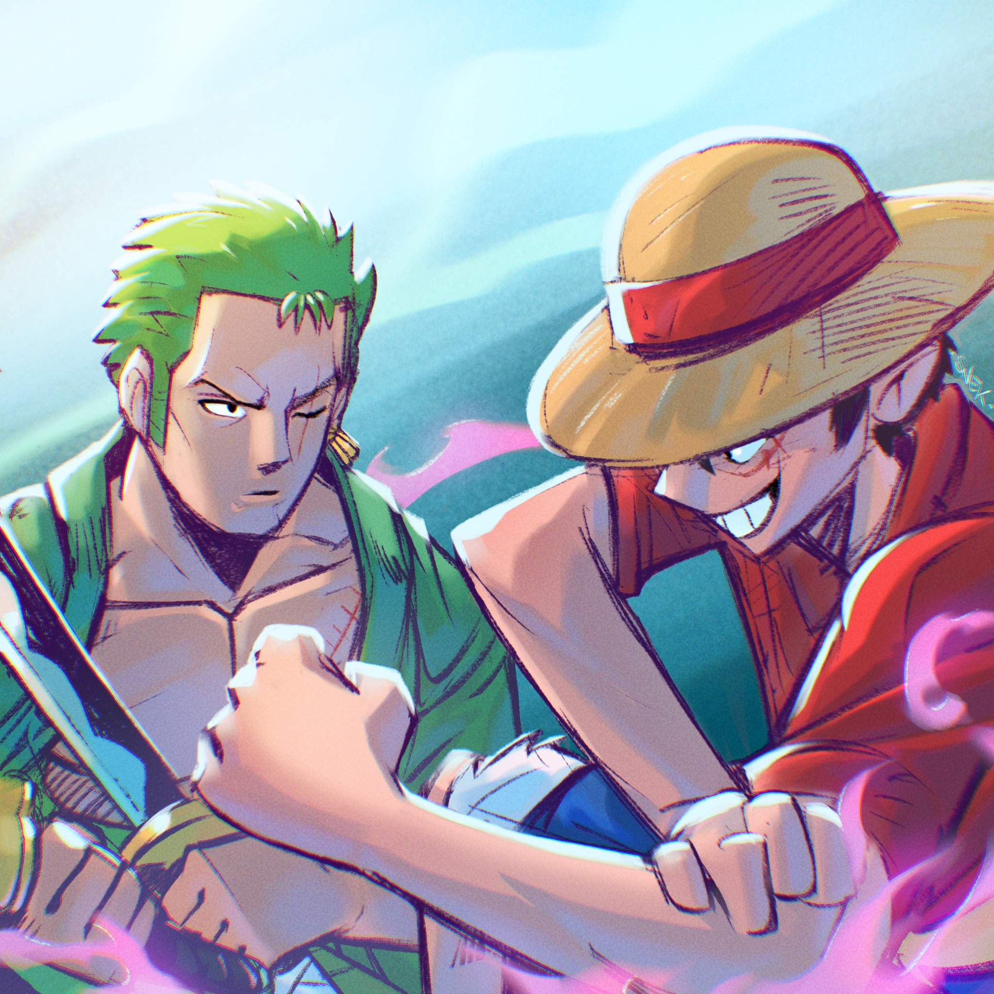 One Piece Luffy And Zoro