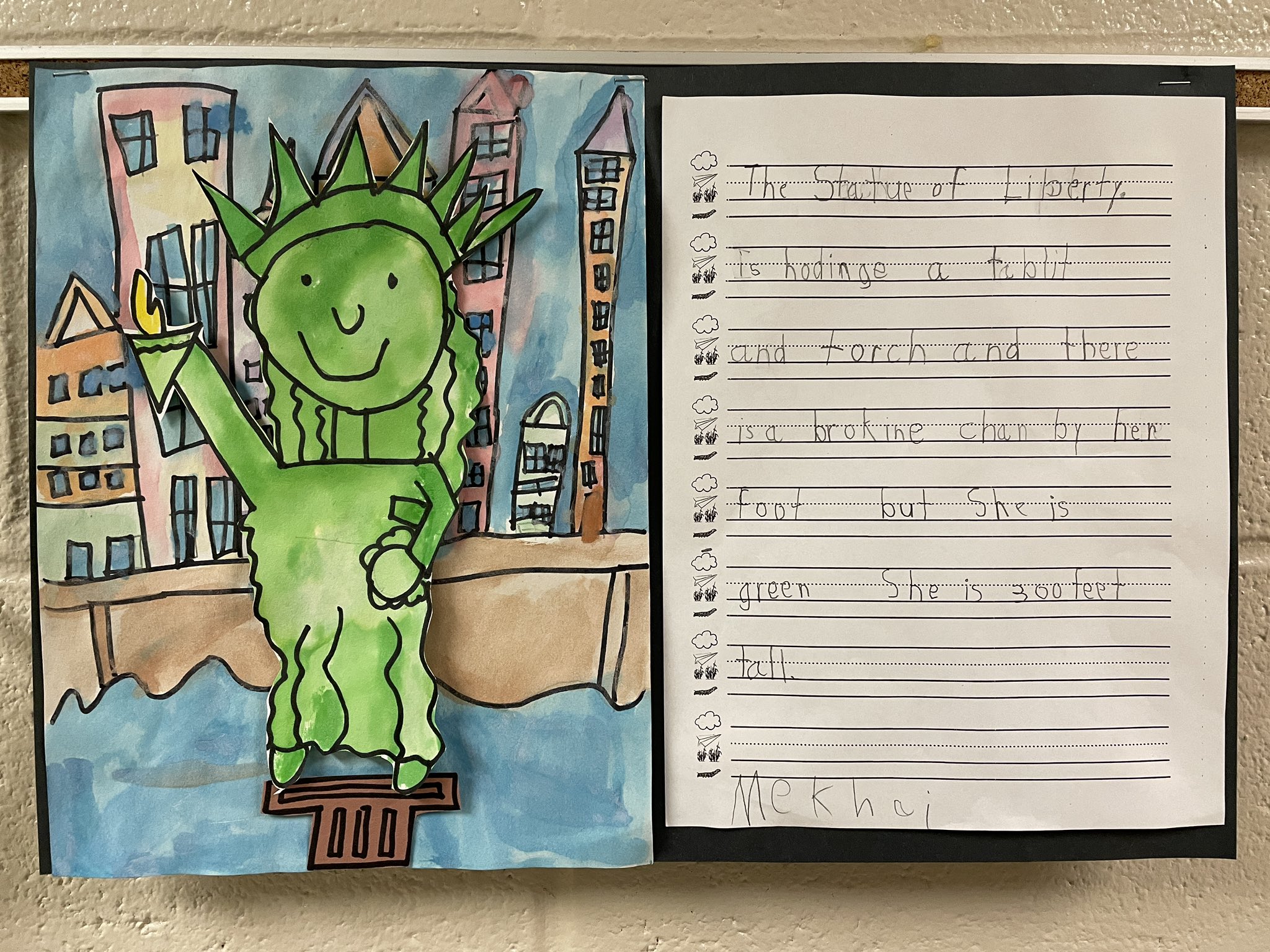 Statue Of Liberty Directed Drawing