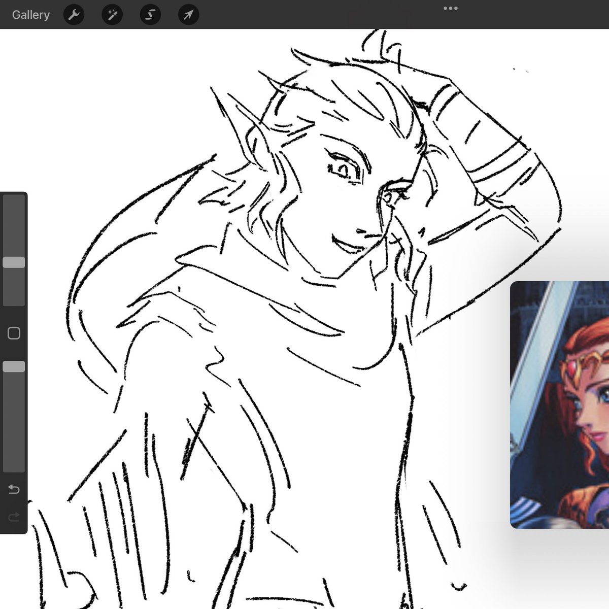 「One last doodle cuz I really do need to rest my hand but hav」🍂🍄 hedge ...