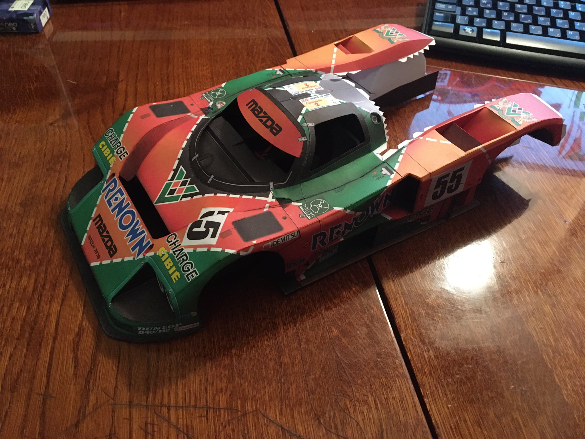 Papercraft Race Car