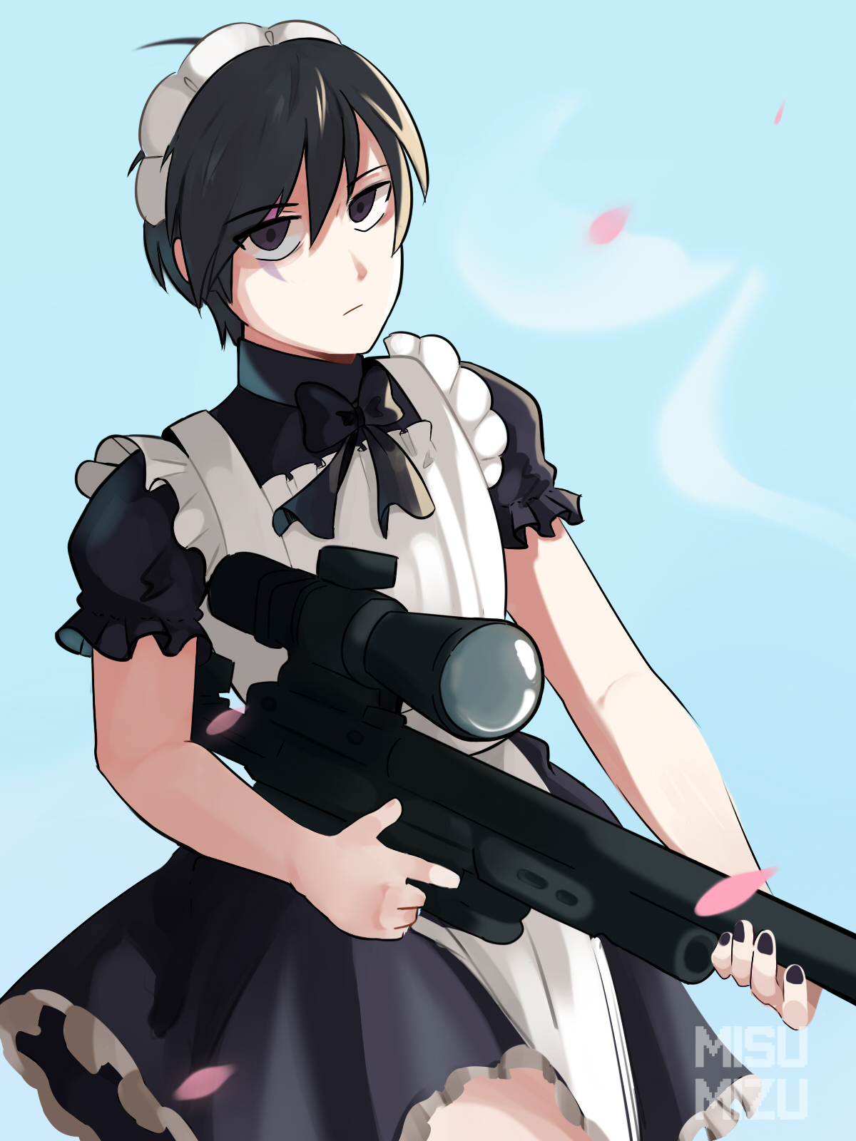 MisuMizu_COMMISSION CLOSED on Twitter: "Drew an aphelios to destress ♥️ #aphelios https://t.co ...