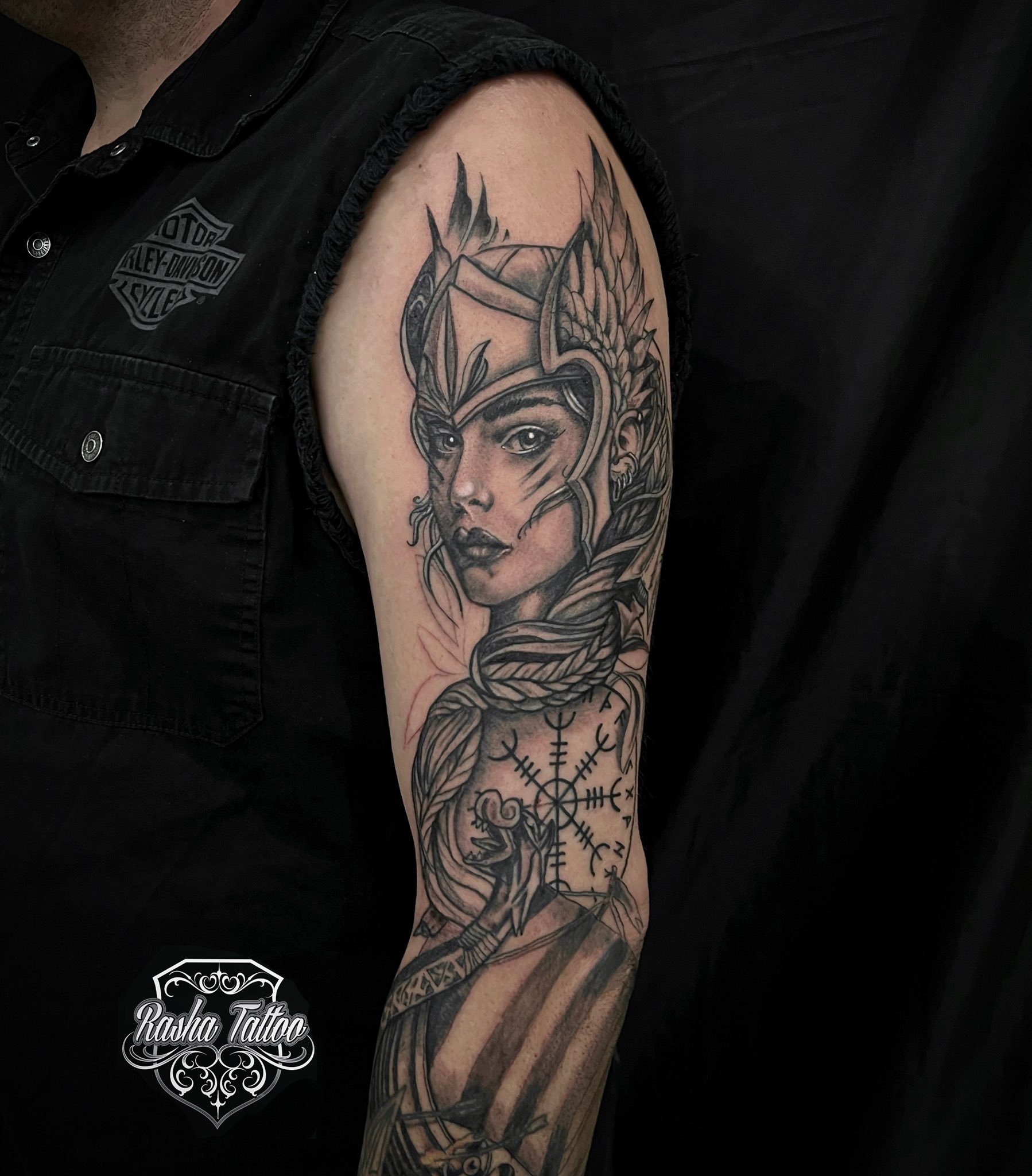 Norse Mythology Valkyrie Tattoo