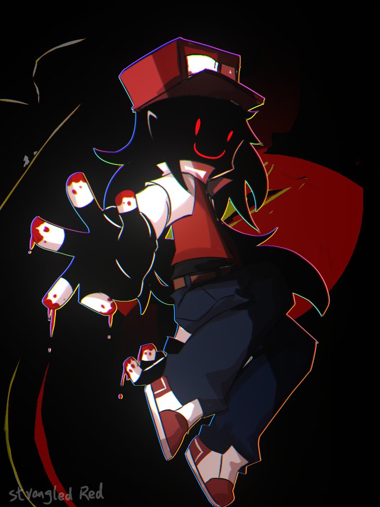 Choked Red Creepypasta Fan Art