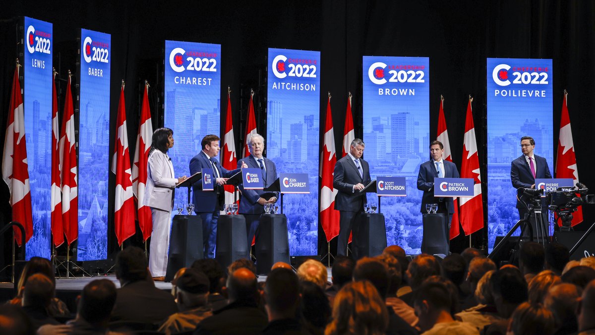Conservative debate: Poilievre fends off attacks, promises to fire Bank ...