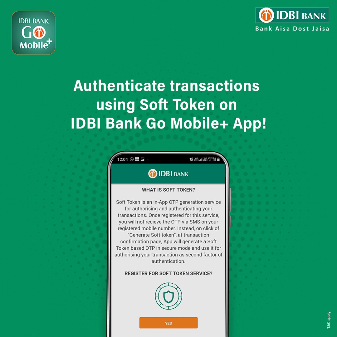 IDBI BANK on Twitter: "Here’s a new and seamless way of authenticating transactions! Download ...