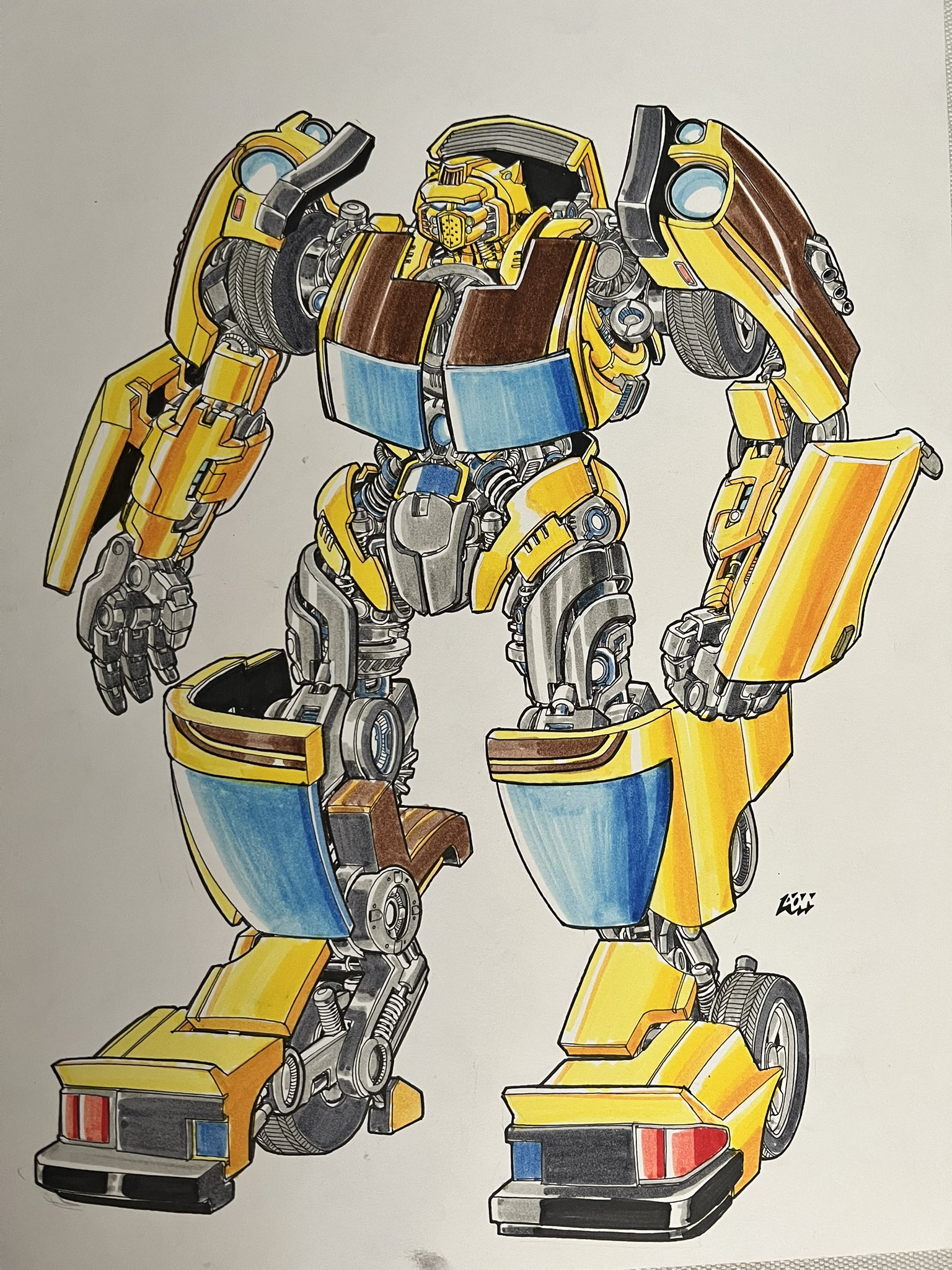 Transformers Concept Art Drawings