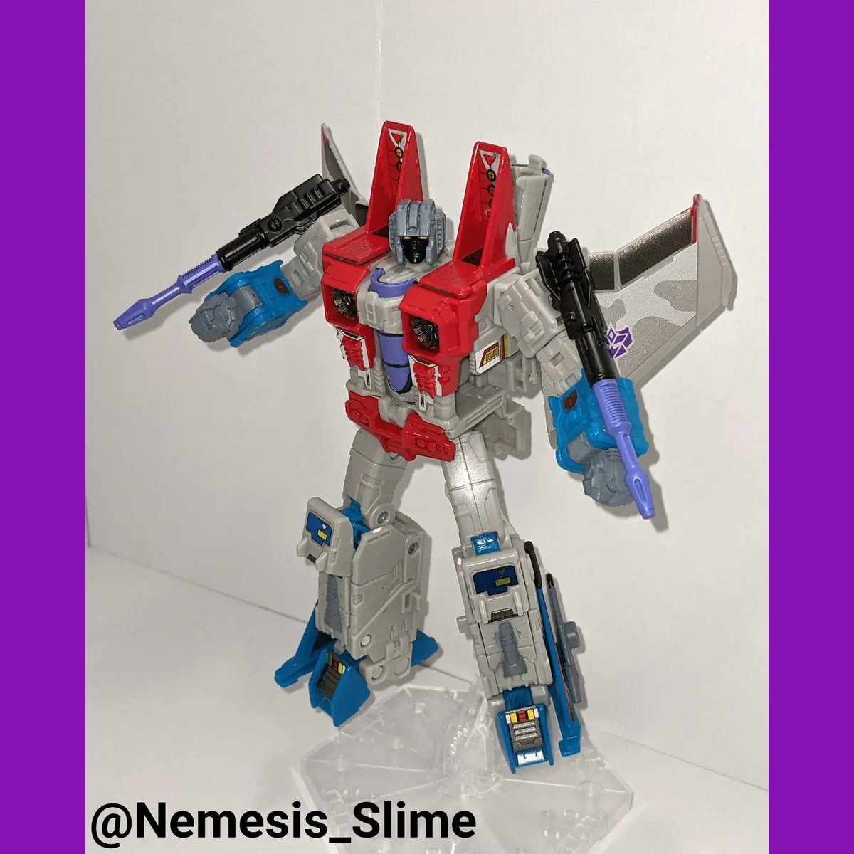 Nemesis Slime on X Custom G2 Starscream using an Earthrise Starscream the Toyhax conversion set and a custom paint job by my friend Cody G. See the full gallery here https t IaLAPOboNk