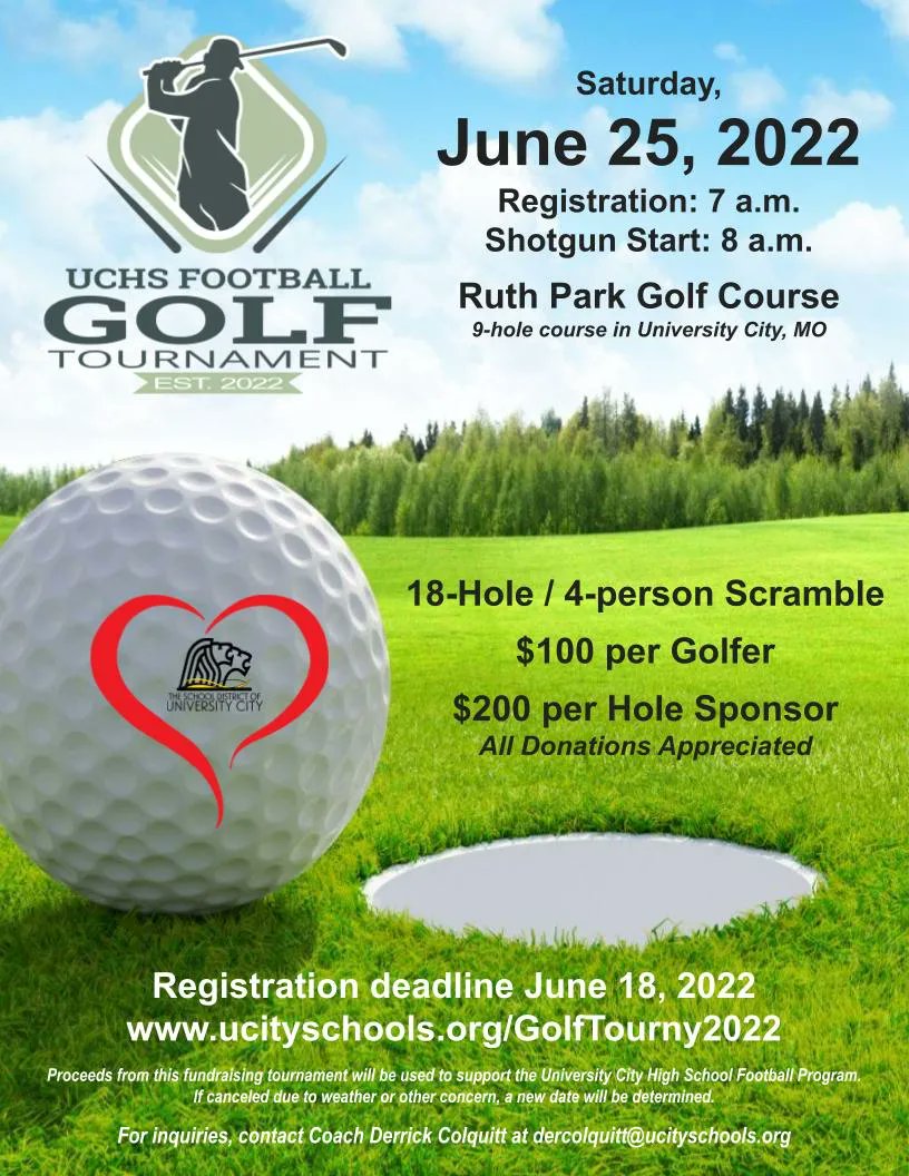 Golf Tournament Fundraiser Flyer