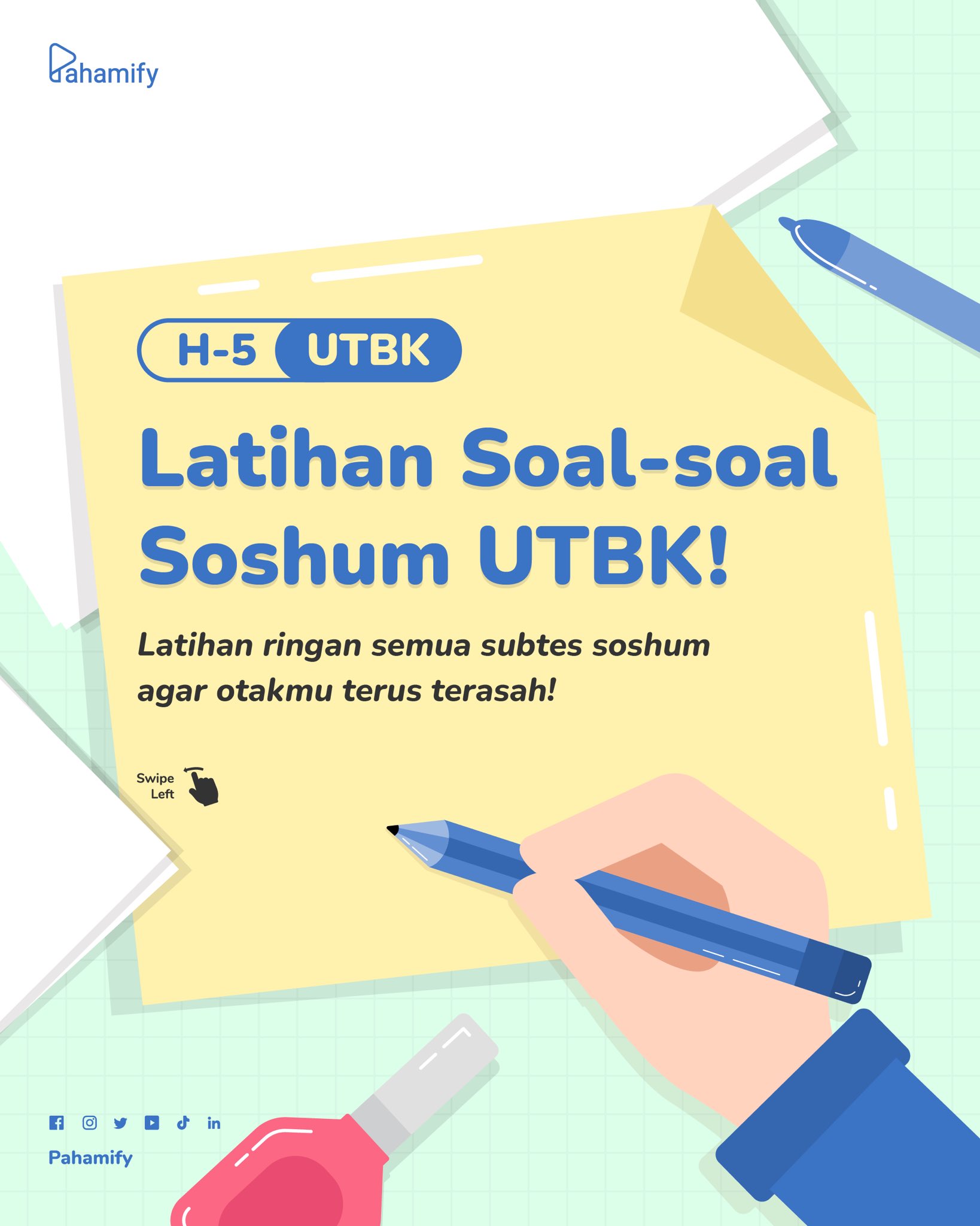 Pahamify siap bantu #TaklukkanUTBK on Twitter: "🏆 Latihan Soal TKA SOSHUM UTBK 🏆 Kerjakan ...