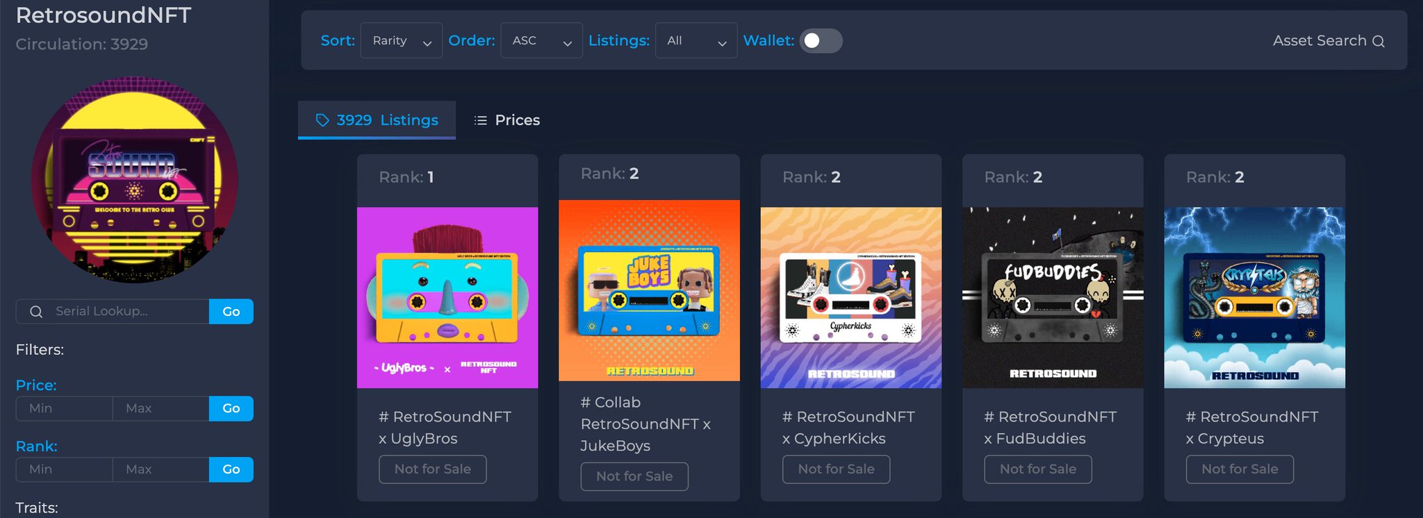 CNFT Tools on Twitter: "New Listing - @retrosoundnft Cardano's music CNFT project, 3250 unique ...