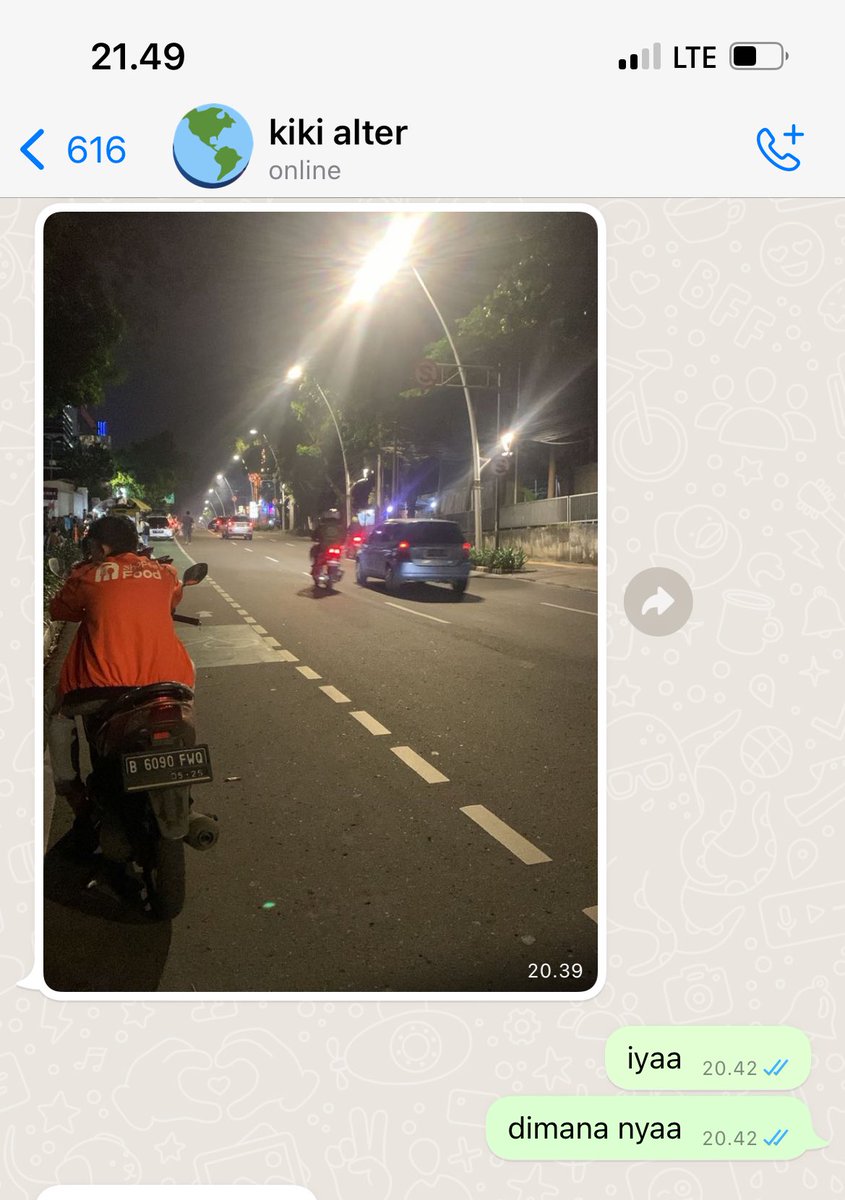 nih laki on time banget heran 😩 jeje oc @lolewpop