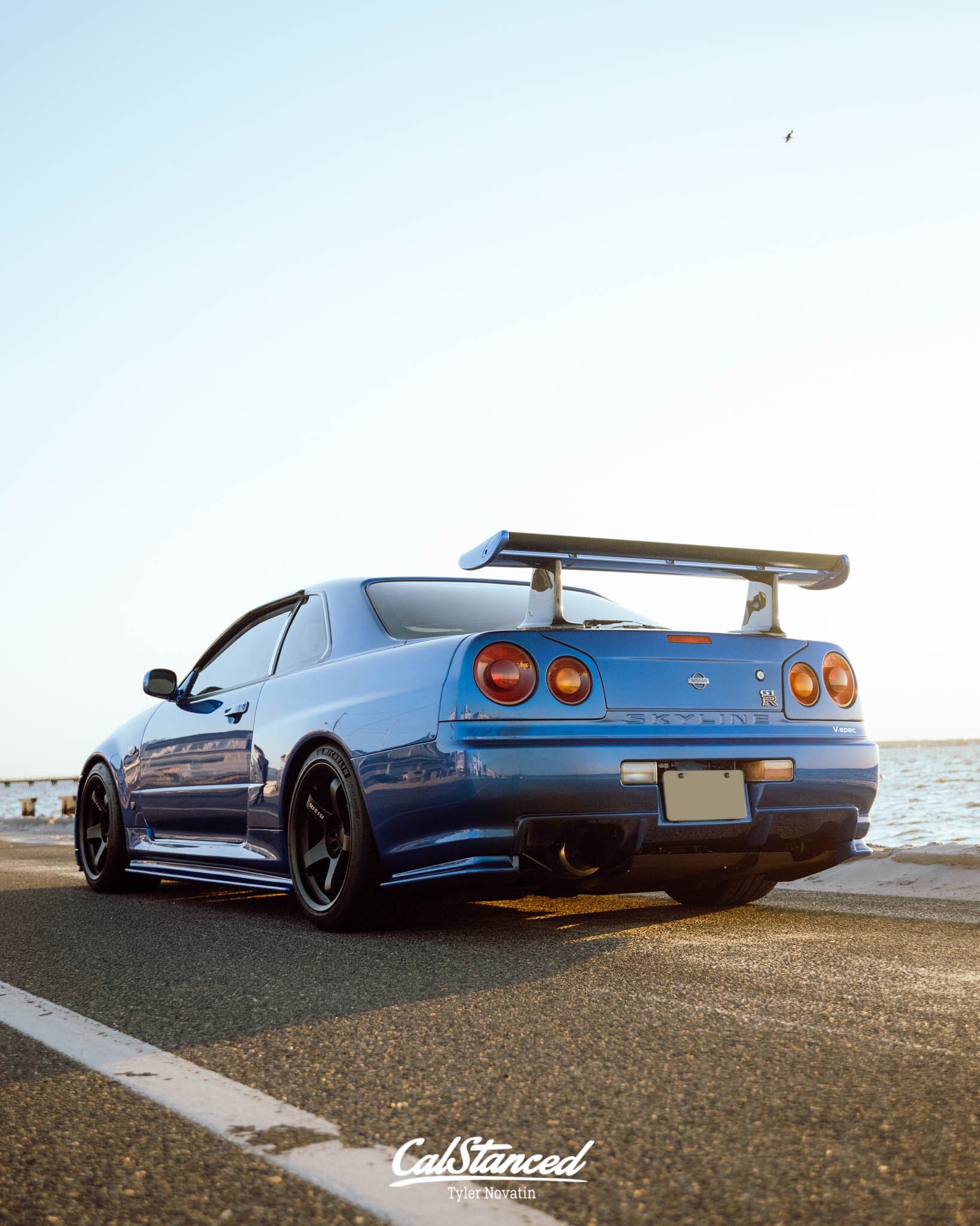 Blue Nissan Skyline Wallpaper