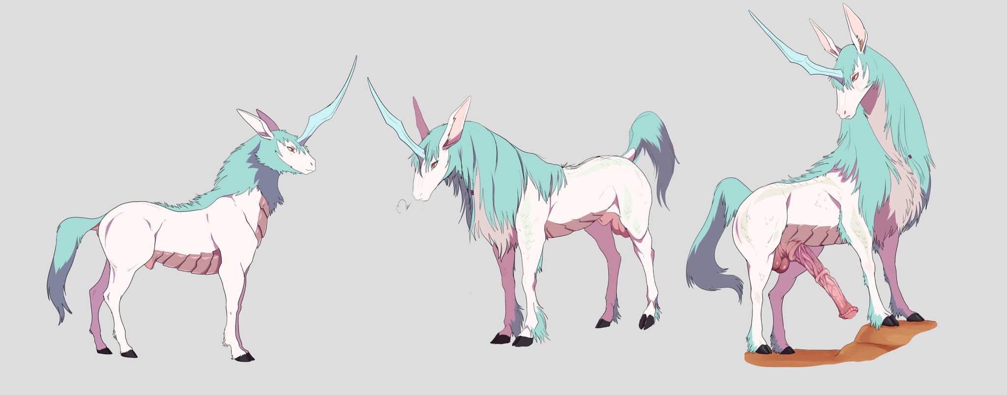 SiL🔞 *Commission Status Open* on Twitter: "kirin boy got upgraded. I have blue/purple version ...