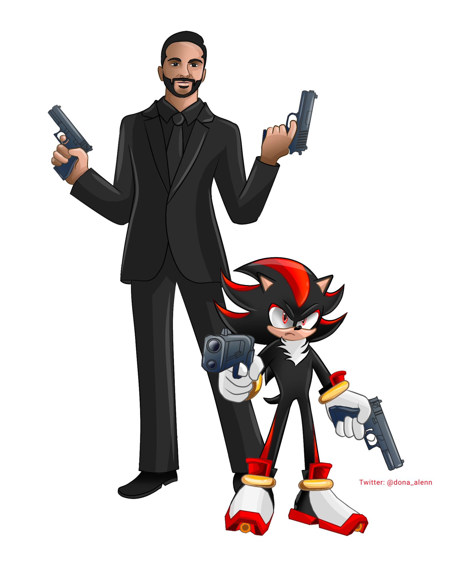 Gangster Sonic With A Gun