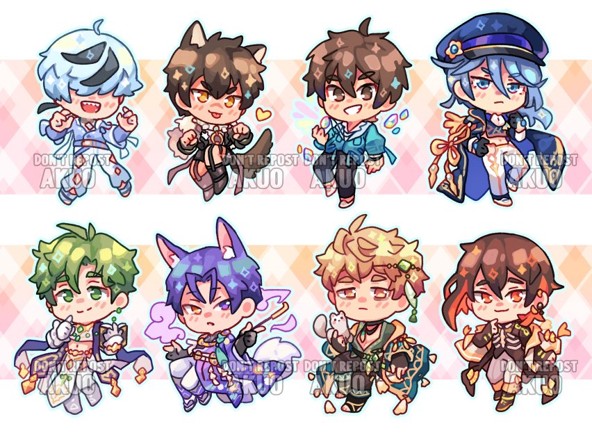 「Nu Carnival chibi collection! 」|🪸Magical Akuo🪸 ST0RE OPEN!のイラスト