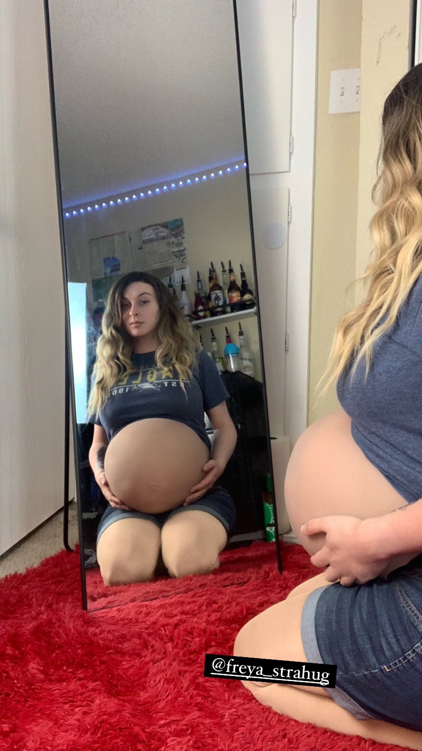50 Weeks Pregnant Belly