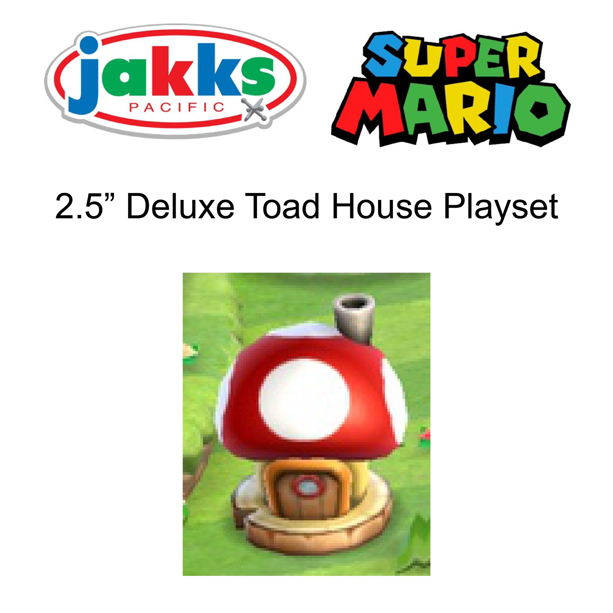 Nintendo Merch Central on Twitter: "Jakks Pacific Super Mario 2.5” Deluxe Toad House Playset ...