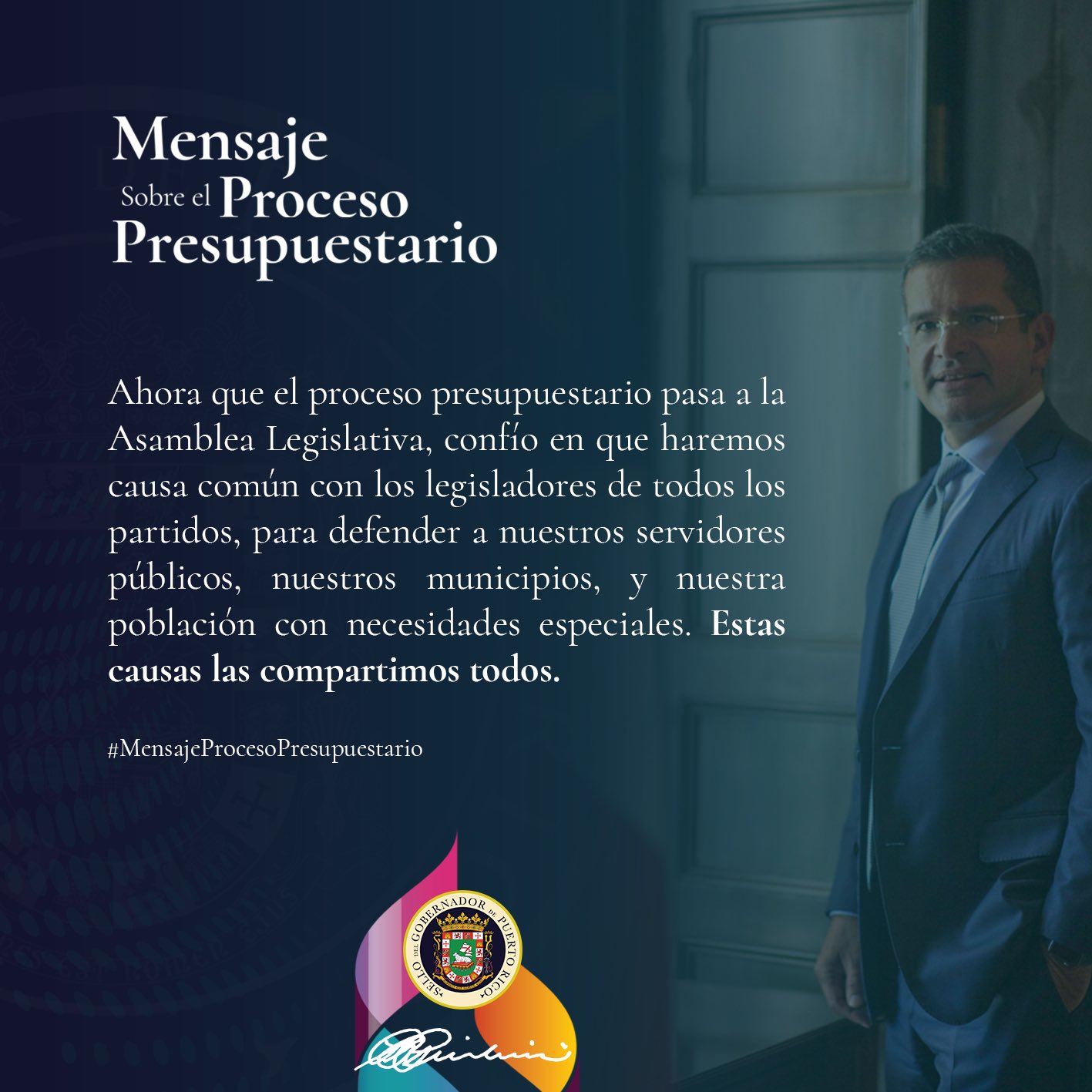 Gobernador Pierluisi On Twitter Mensajeprocesopresupuestario