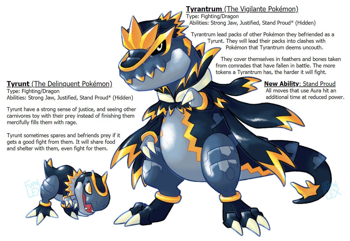 Tyrantrum Evolution Chart