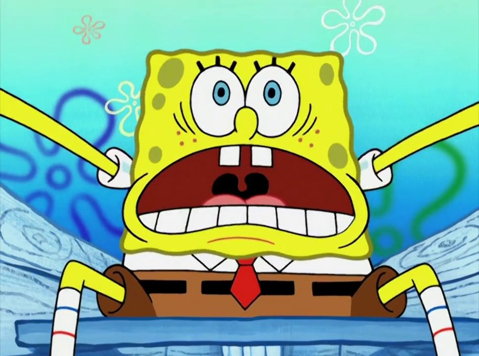Scared Face Spongebob