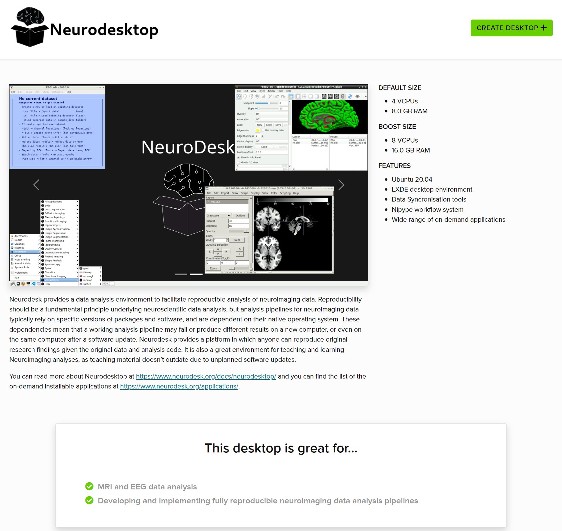 NeuroDesk on Twitter: "A gamechanger for all Australian Researchers: @ARDC_AU just launched a ...