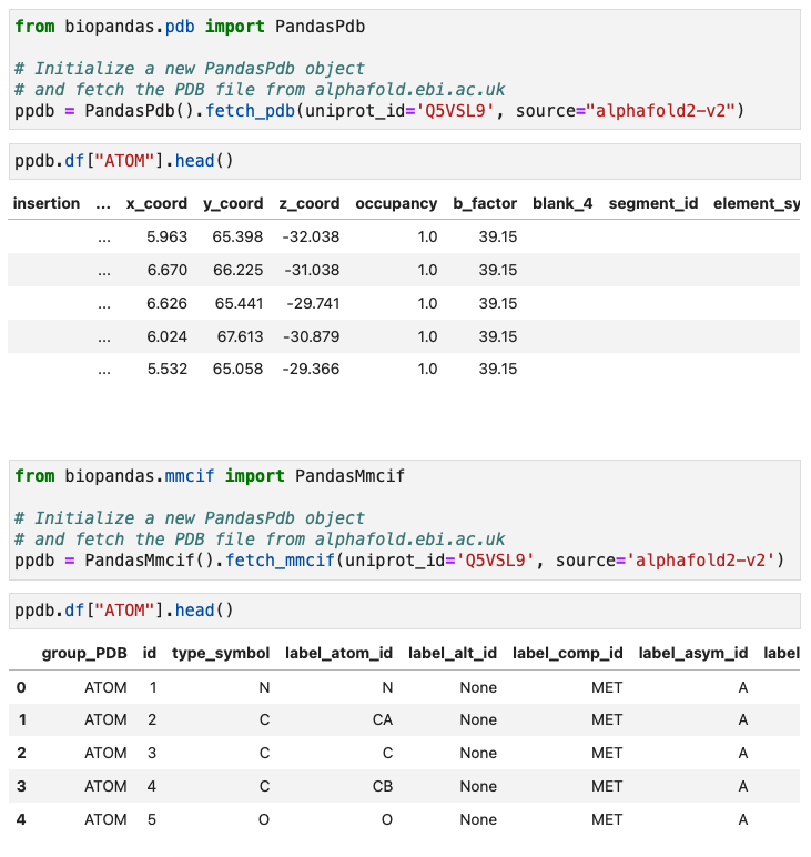 Sebastian Raschka on Twitter: "Biopandas v0.4.0 is out (https://t.co/MoLGWoh4Ko)! Tired of what ...