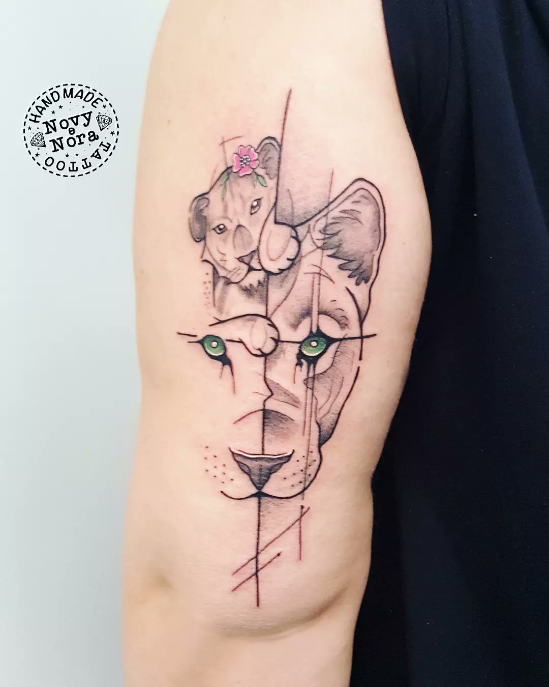 Lioness Tattoo For Women