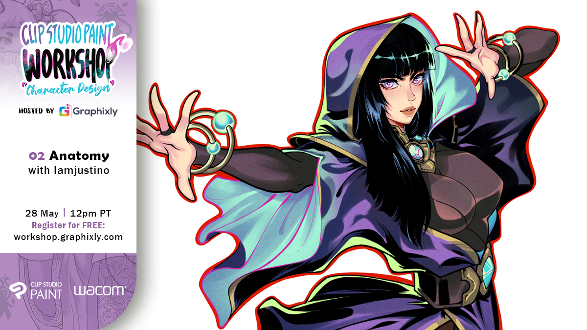 CLIP STUDIO PAINT on Twitter: "Learn from @ohnojustino and break down anatomy into dynamic ...