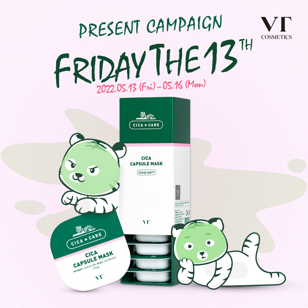 VTCosmetics_JAPAN on Twitter: "#イベント #EVENT (｢ `･ω･)｢ ｶﾞｵｰ🐯 今日は13日の金曜日です！ スペシャルな一日だからこそ、VTがスペシャル ...
