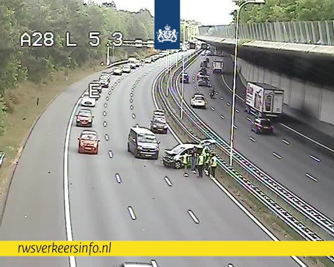 Rijkswaterstaat Verkeersinformatie on Twitter: "Het verkeer gaat bij Den Dolder over één ...