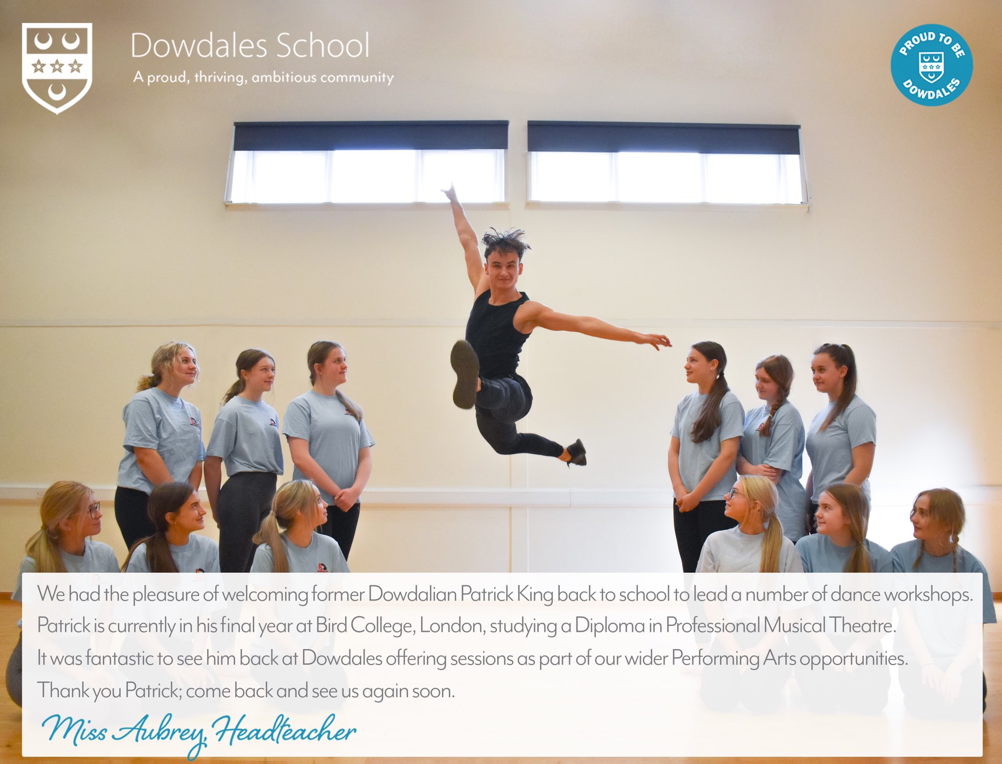 Dowdales School on Twitter: "It was so nice to welcome Patrick back to school this week # ...