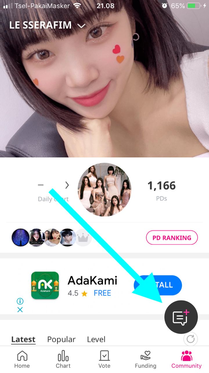 LE SSERAFIM VOTING TEAM (SLOW) on Twitter: "HOW TO GAIN (FREE) CHAMSIMS ON IDOL CHAMP 💙blue/time ...