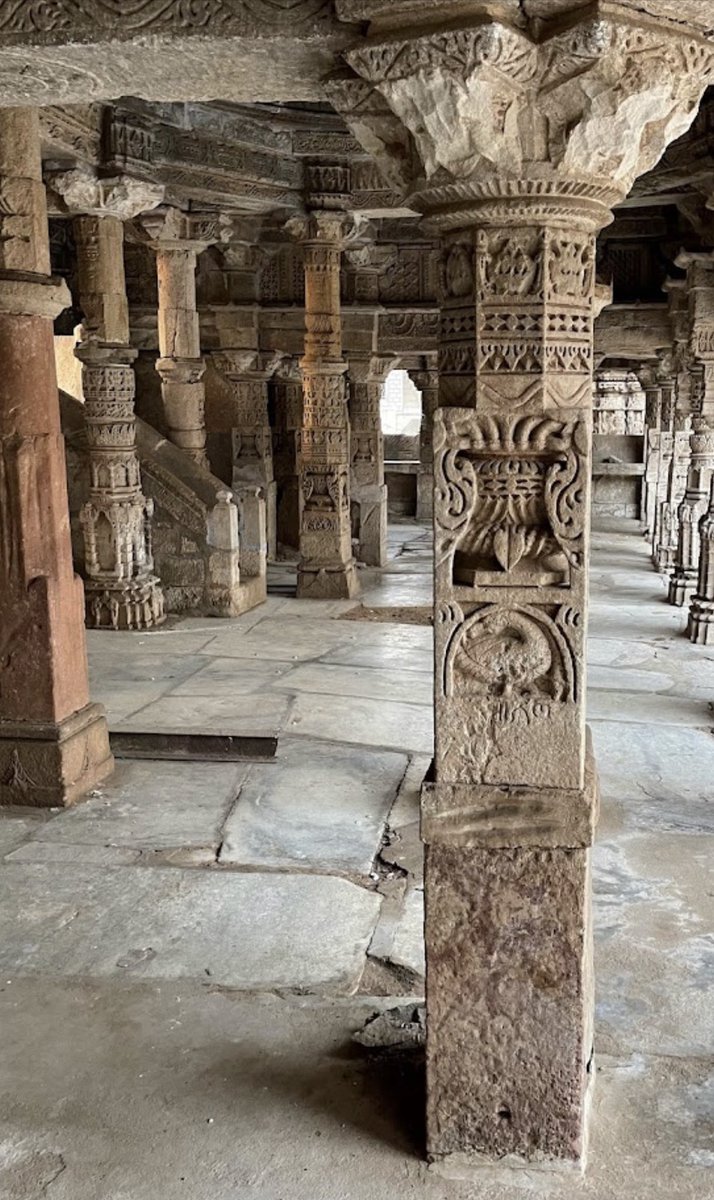 Majestic ruins of Rudra Mahalaya at Siddhpur, Gujarat. It is a very ...