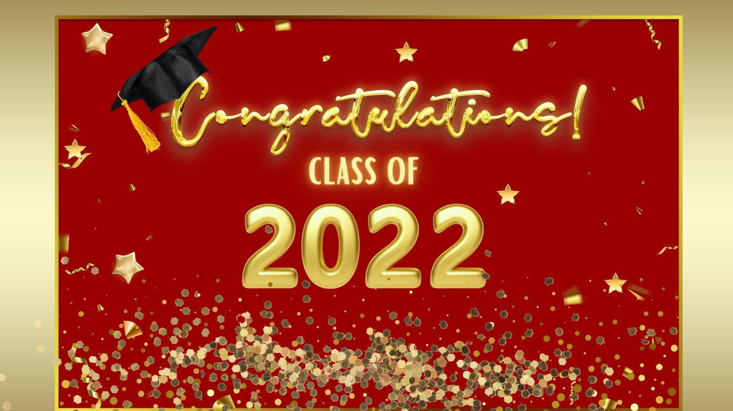Class Of 2022 Backgrounds Red