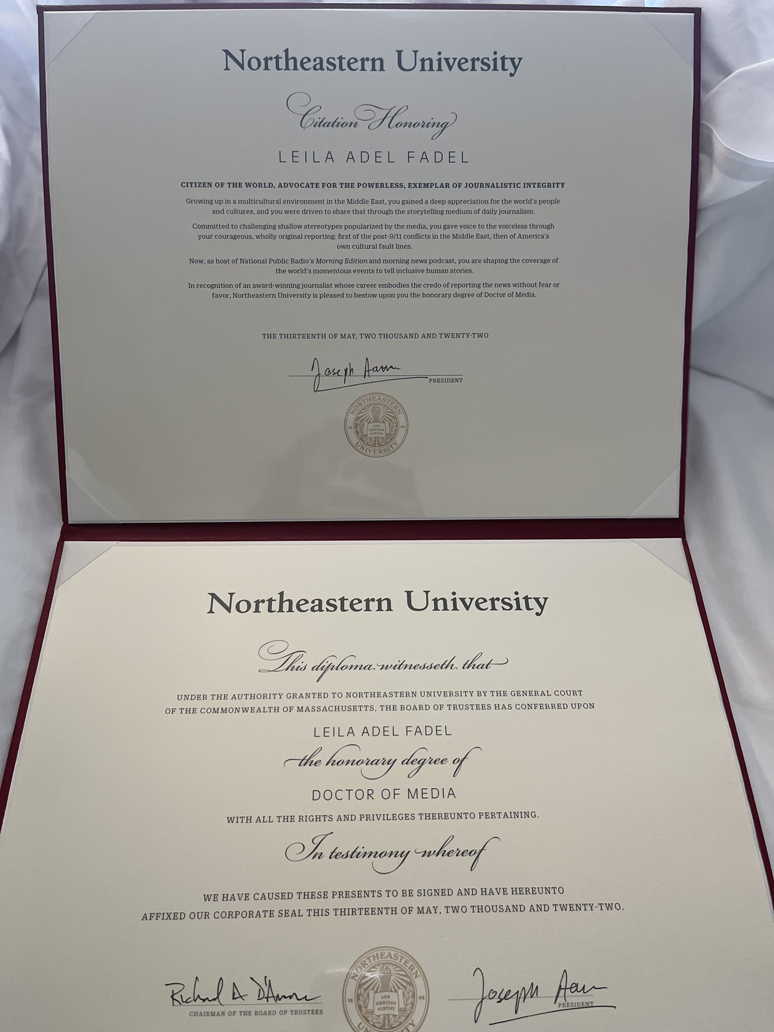 Northeastern College Of Professional Studies Diploma