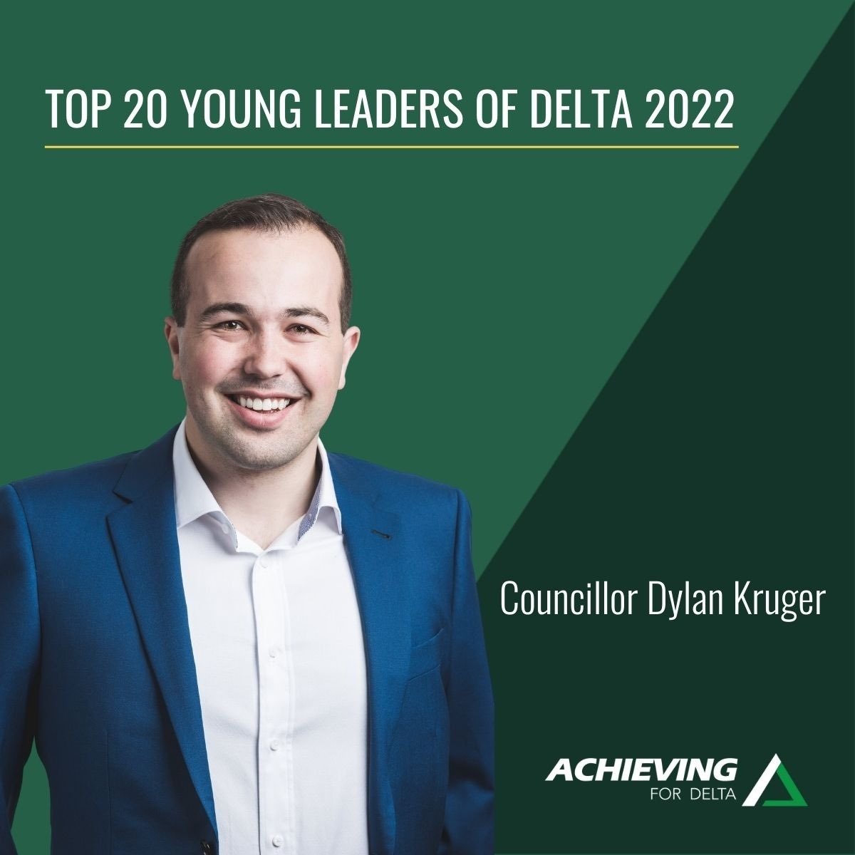 Dylan Kruger on Twitter: "I’m honoured to have been selected as one of the @DeltaOptimist Top 20 ...