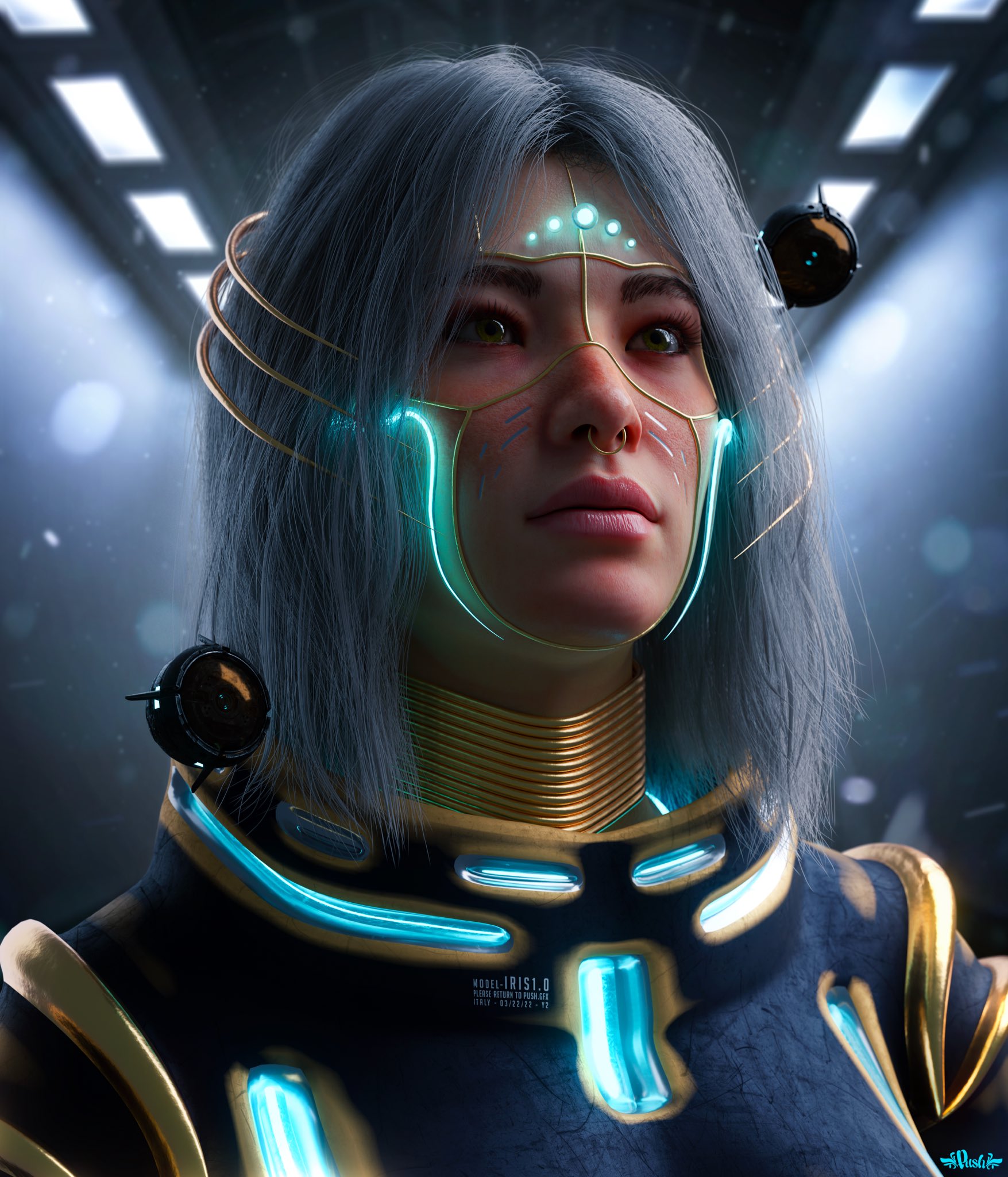 Push | NFT & Everyday Artist on Twitter: "‘IRIS’ - DAY 372 ⏰ 5:00 PM CEST 🖼 10/10 🏷 0.05 $ETH I ...