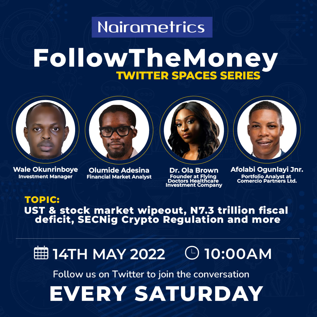 Nairametrics on Twitter: "Join us tomorrow 14th of May 2022 by 10:00am for another episode of ...