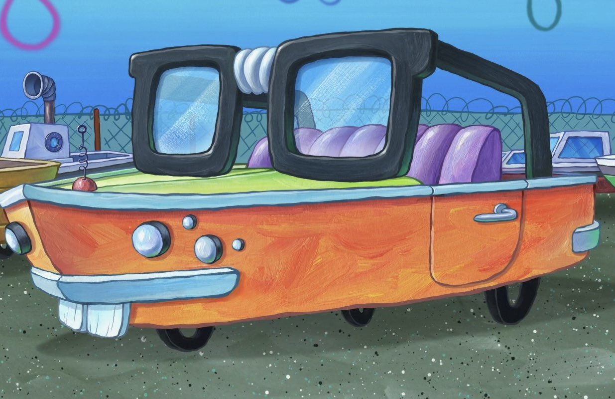Spongebob Boat Car