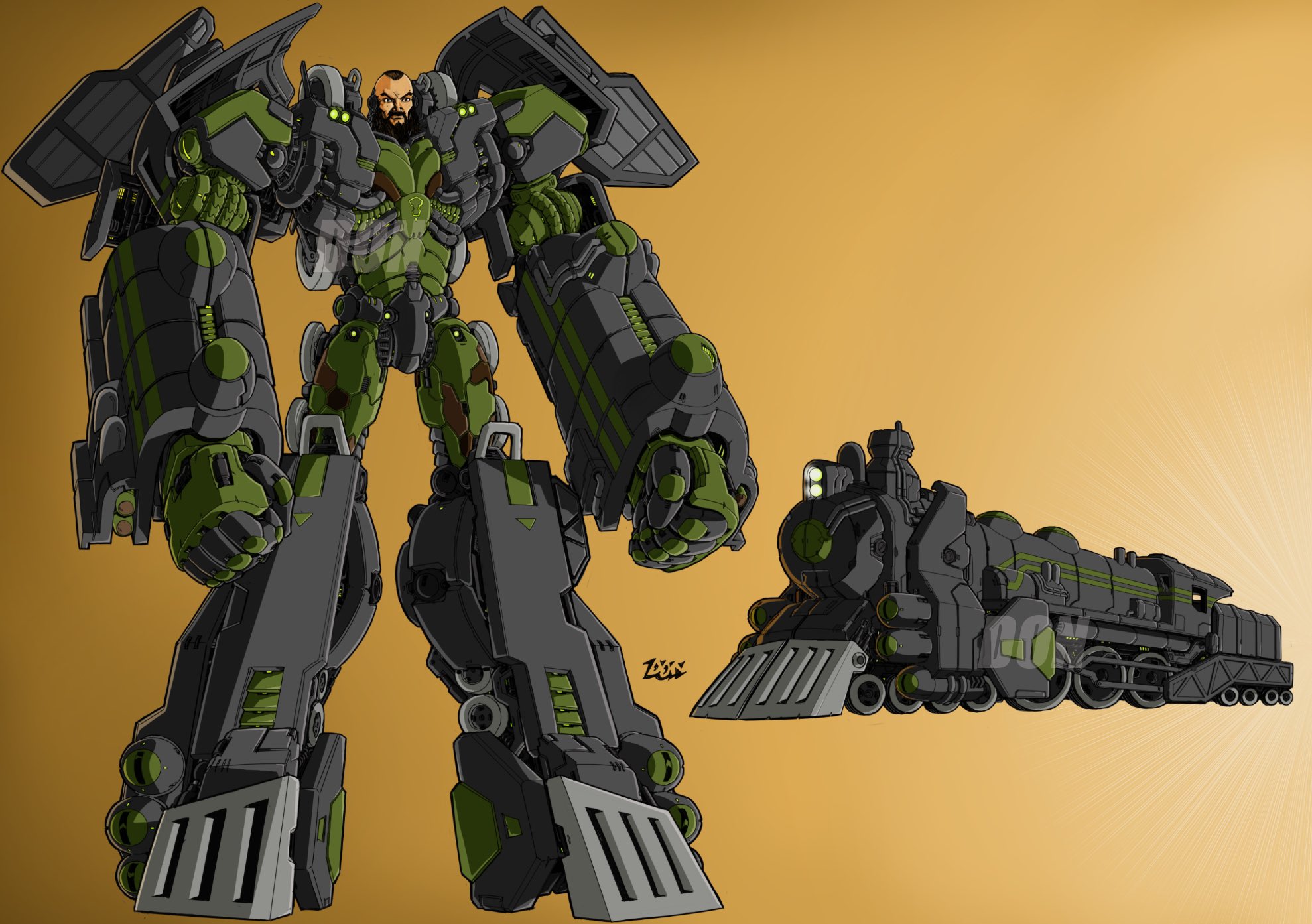Transformers Bruticus Concept Art