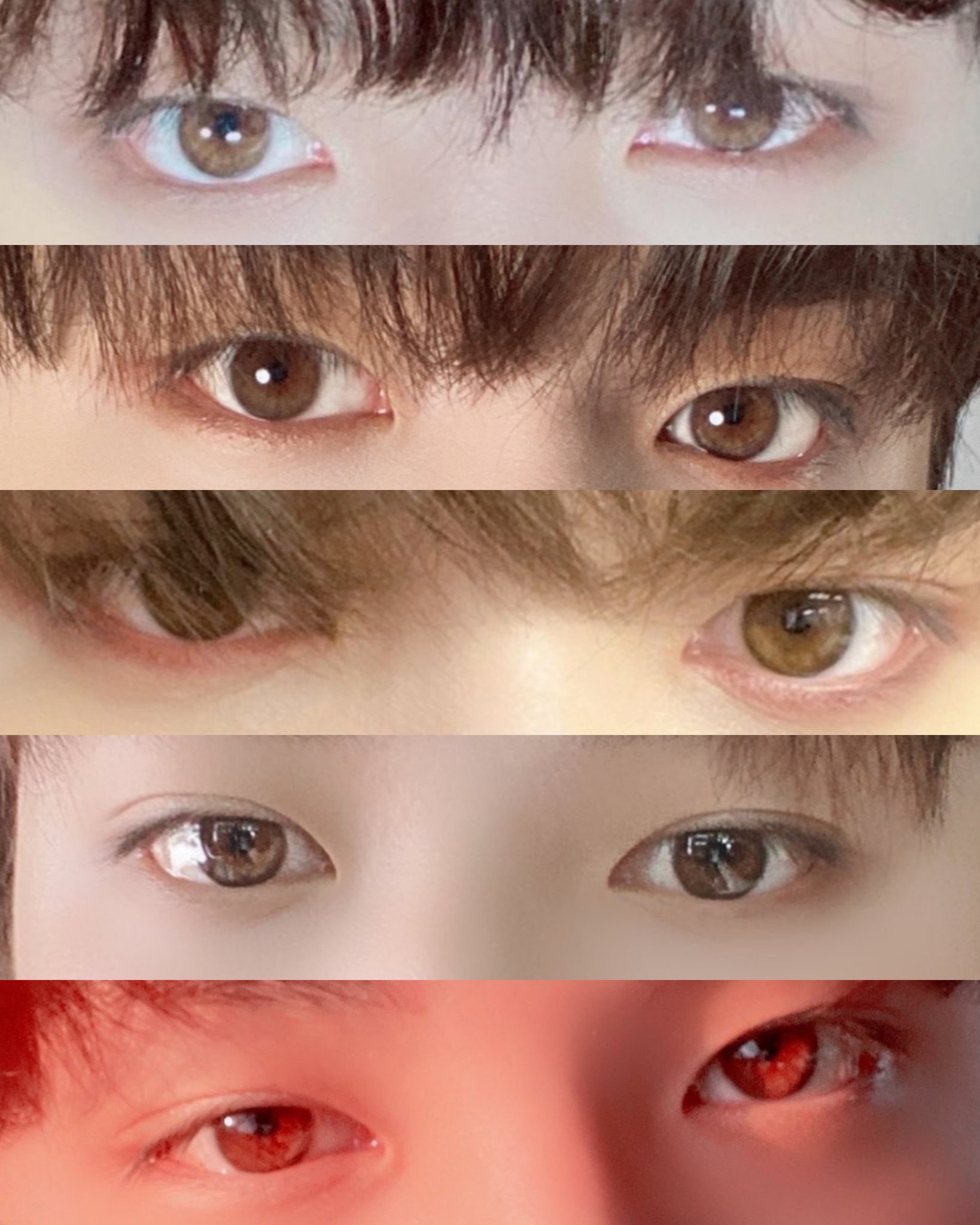 Red Colored Eyes Natural