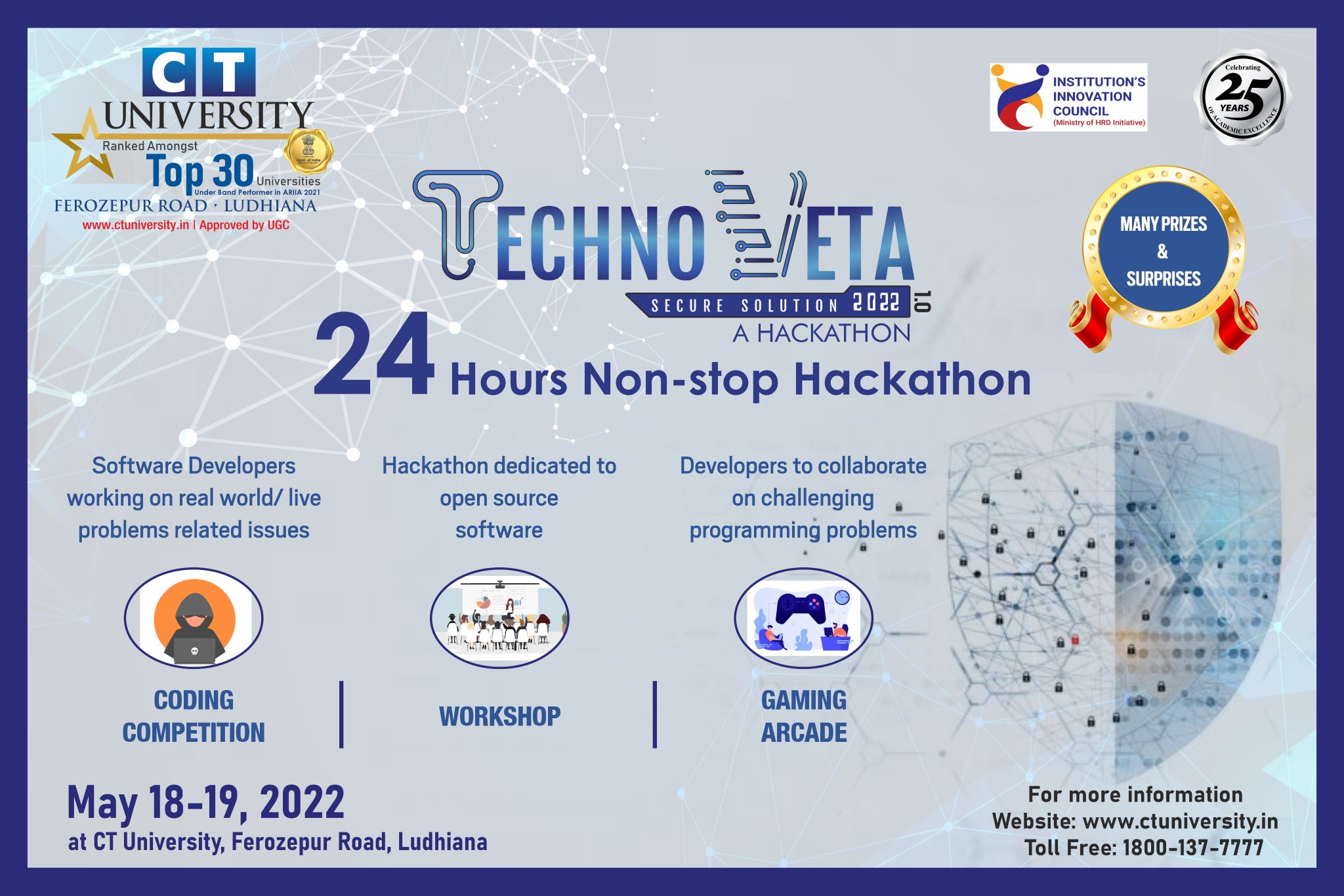 CT University on Twitter: "Be ready to witness the TechnoVeta 1.0 Secure solution 2022 ! Coding ...