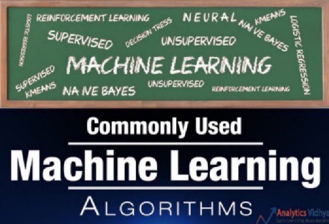 Kirk Borne on Twitter: "Tutorial — common #MachineLearning #Algorithms (#Python and R Code ...