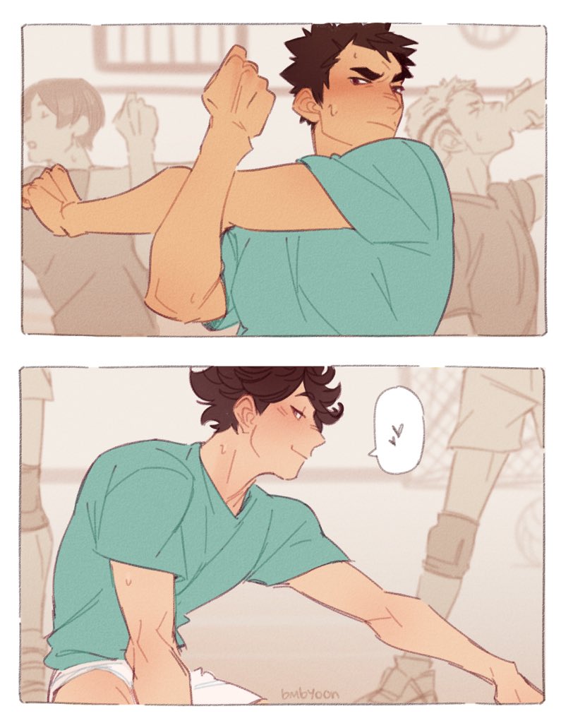 bmbyo🍒 on Twitter: "#Haikyuu #iwaoi Eye to eye https://t.co/gpPZWmNfeT" / Twitter