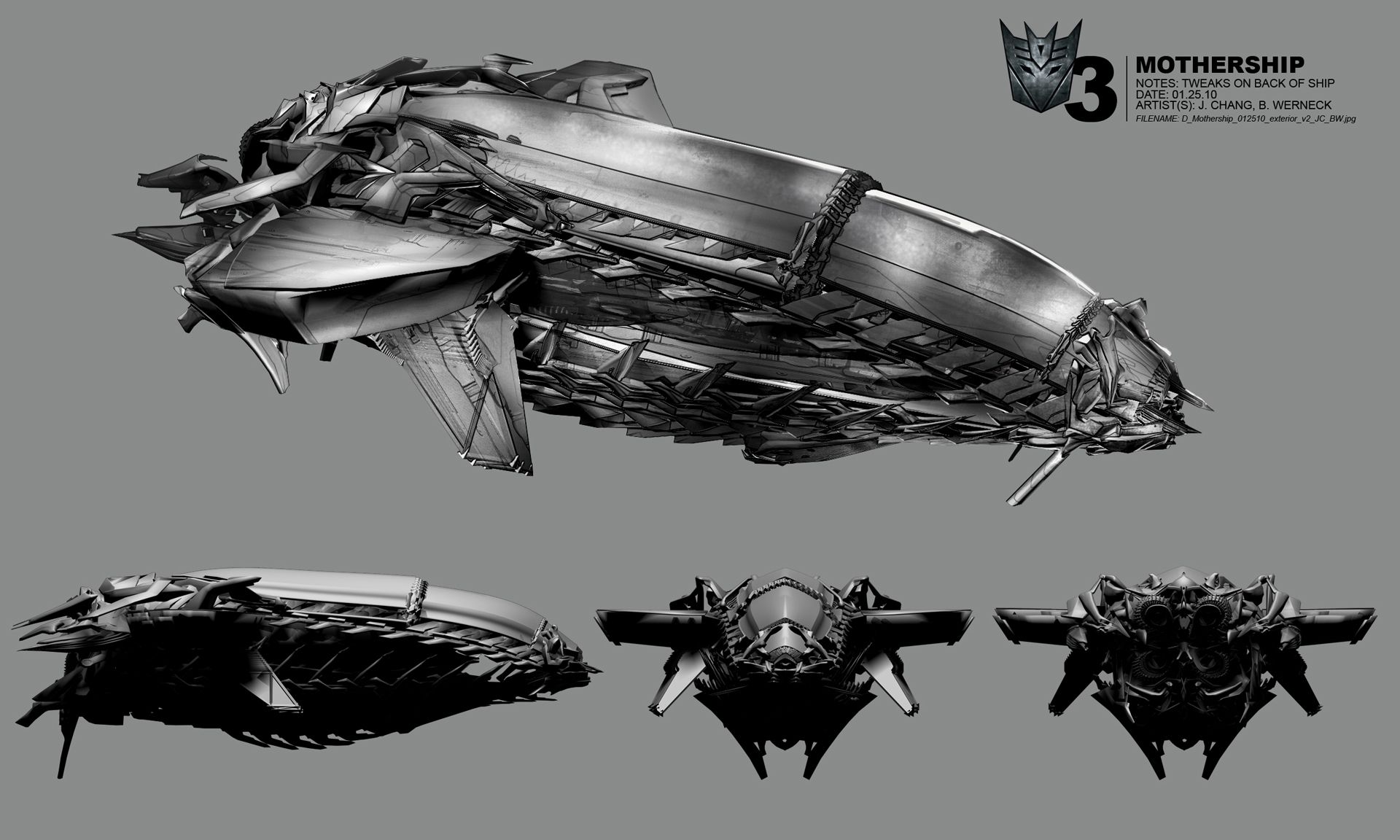 Naves Decepticon De Transformers 3